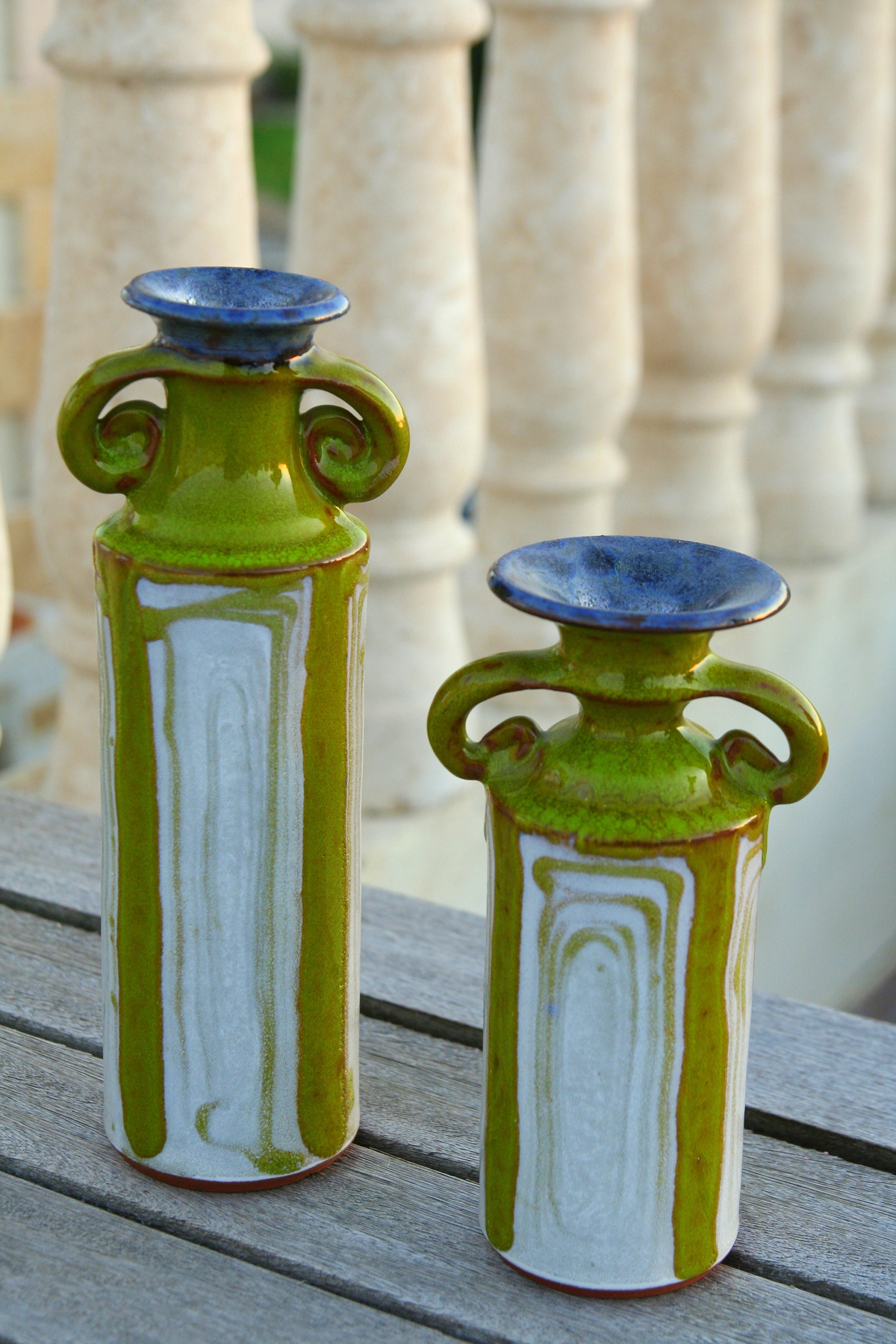 Handmade Ceramic Candlestick Set Pottery Home Decor Table | Etsy