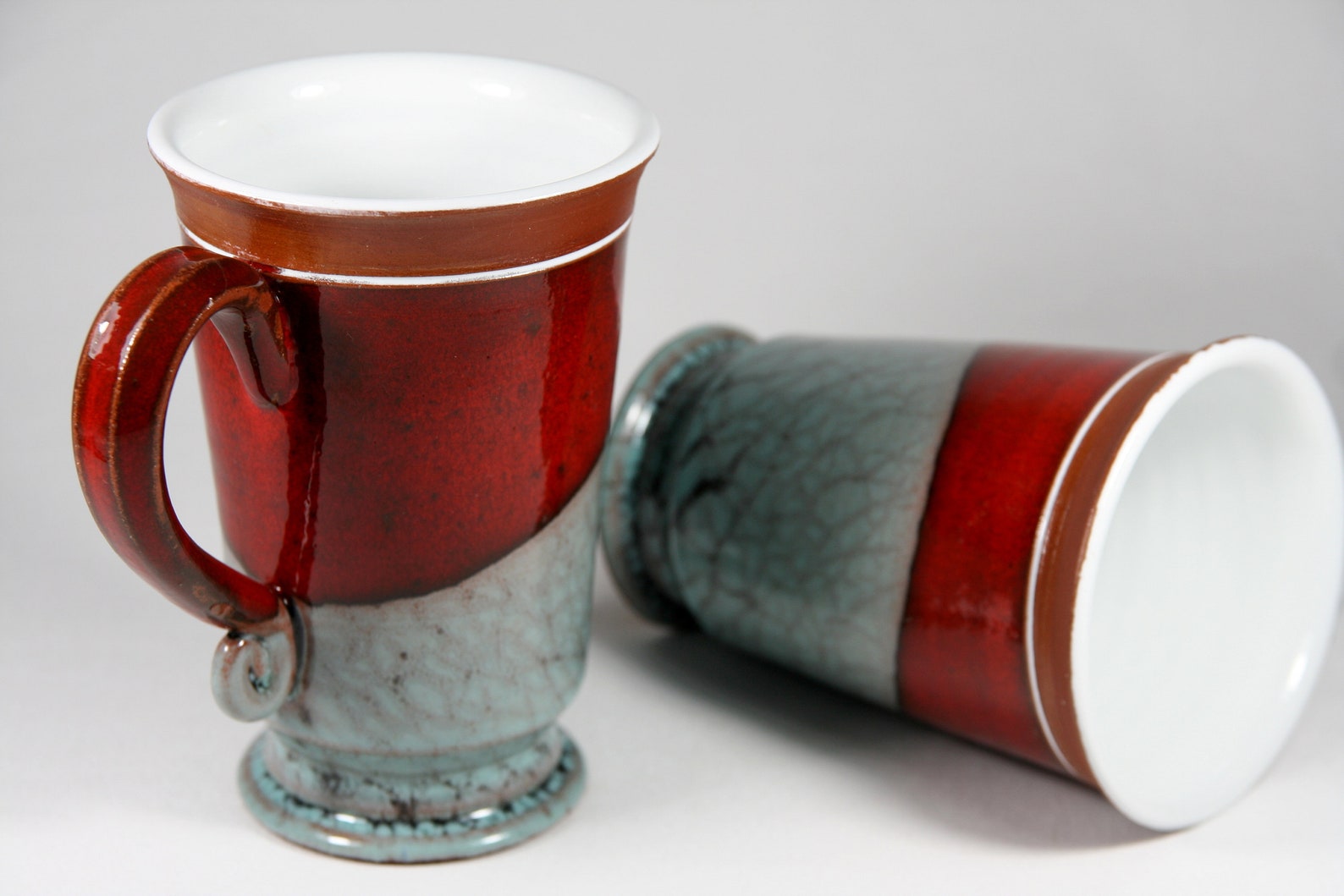 Ceramics and Pottery Coffee Mug Red Tea Mug Unique Ceramic | Etsy