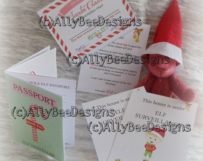 The Complete Christmas Elf Survival Mischeif Prop Kit Pack - Full Set ...