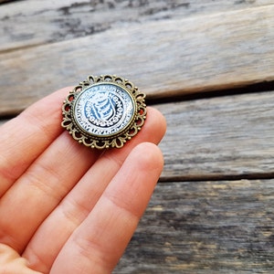 Countess Elizabeth Báthory De Ecsed Crest Cameo Brooch Báthory Erzsébet ...