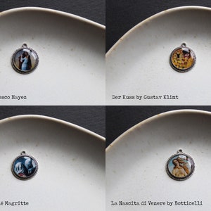 Art History Pendants, Painting Detail Necklaces by Goya, Rubens ...
