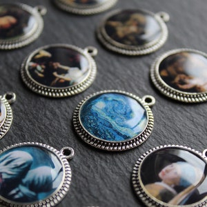 Art History Pendants, Painting Detail Necklaces by Goya, Rubens ...