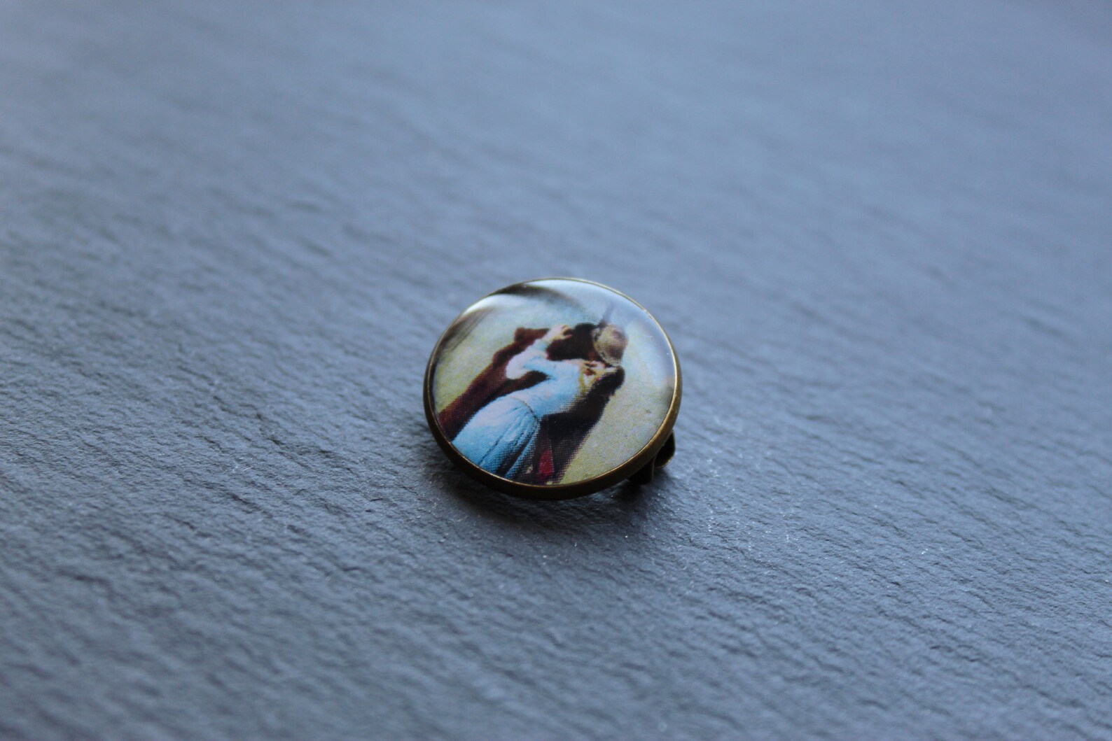 The Kiss il Bacio by Francesco Hayez Cameo Brooch Art - Etsy