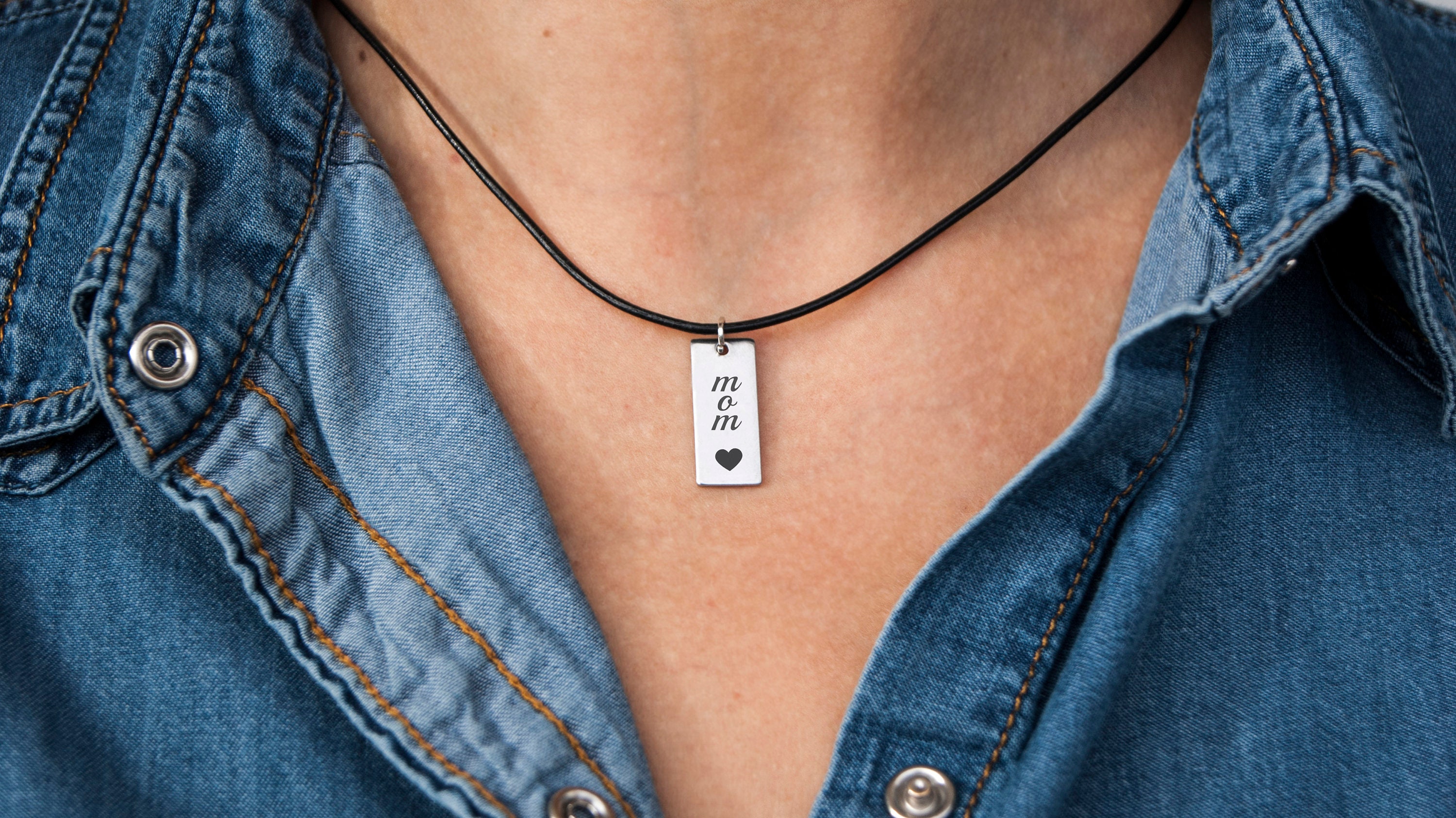 Just One Personalized Necklace Custom Date Initials Names - Etsy