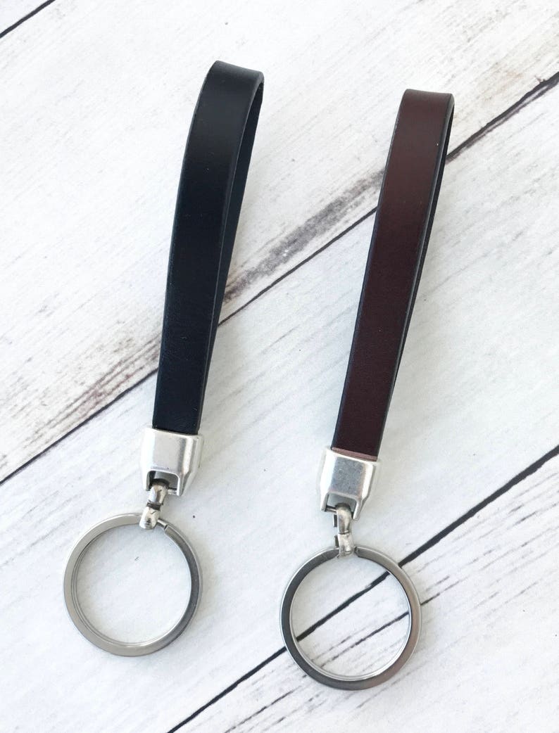 Personalized Keychain for Men Custom Leather Key Chain | Etsy