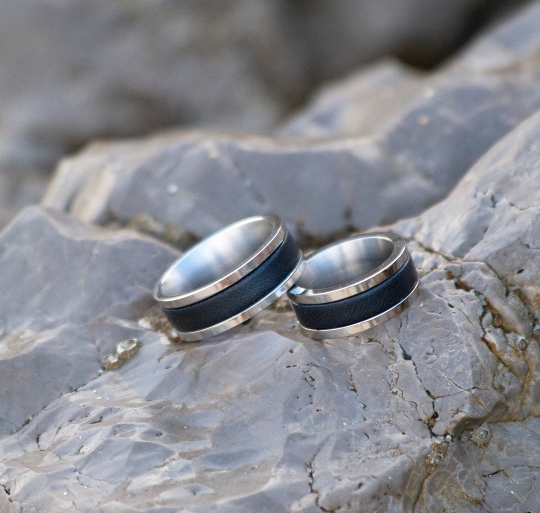 Matching Rings for Couples - Anniversary Gifts for Couples - Rings Set ...
