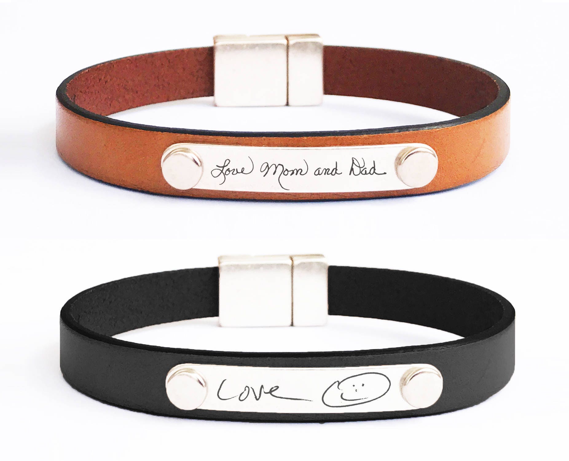 Handwriting Jewelry Custom Signature Bracelet Personalized - Etsy