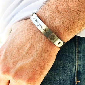 Custom Signature Bracelet - Memory Bracelet - Memorial Gift ...