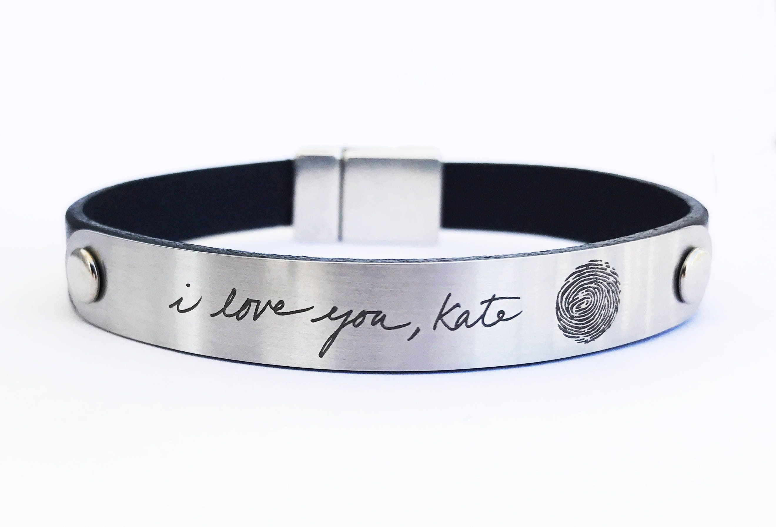 Custom Signature Bracelet Memory Bracelet memorial Bracelet | Etsy