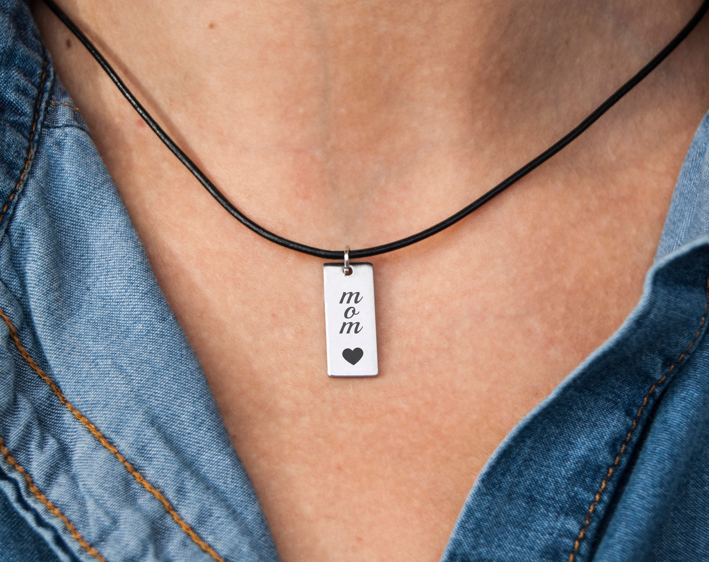 Just One Personalized Necklace Custom Date Initials Names - Etsy