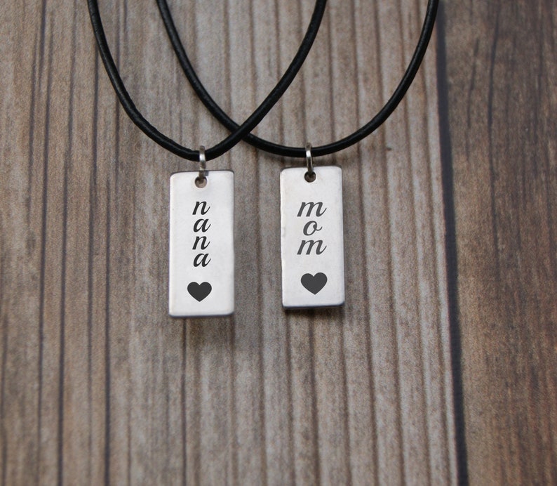 Just One Personalized Necklace Custom Date Initials Names | Etsy