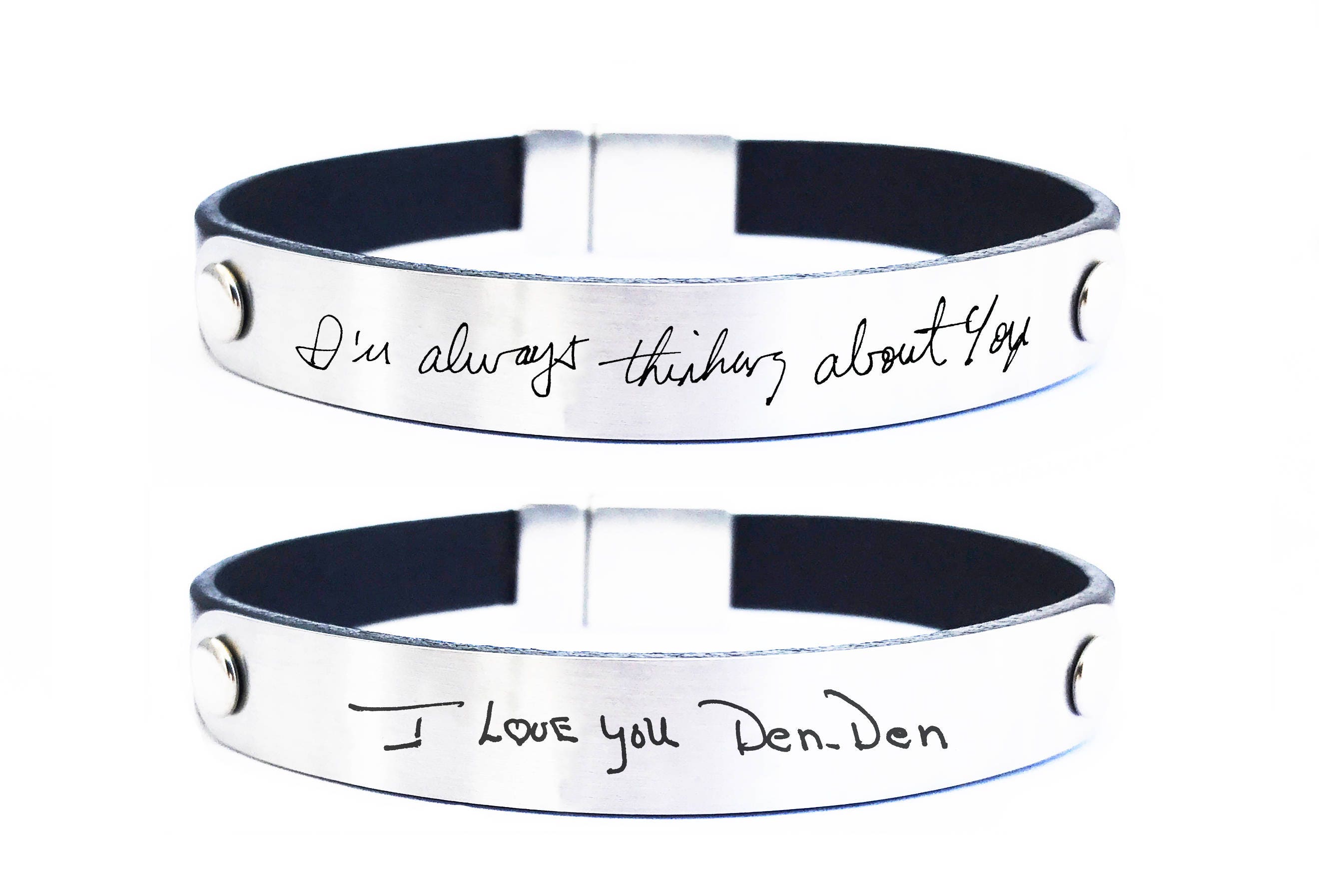 Custom Signature Bracelet Memory Bracelet memorial Bracelet | Etsy