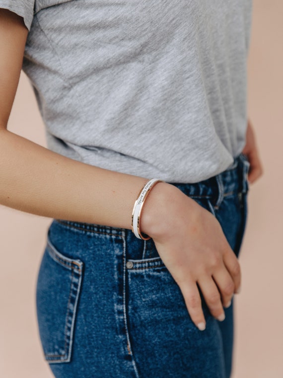 Cuff Bracelet for Women Personalized Gift For Her You Are My | Etsy