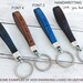 Personalized Keychain for Men Custom Leather Key Chain Men's ...
