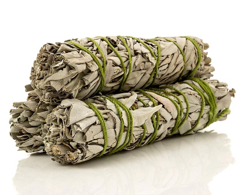 Mini California White Sage Smudge Sticks. Personal Smudging, Native ...