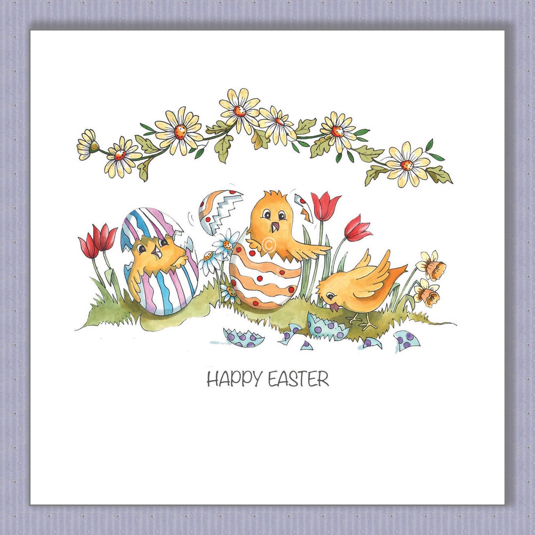 PK132 Easter Card! Such a Fun Easter Card to Send to Children and ...