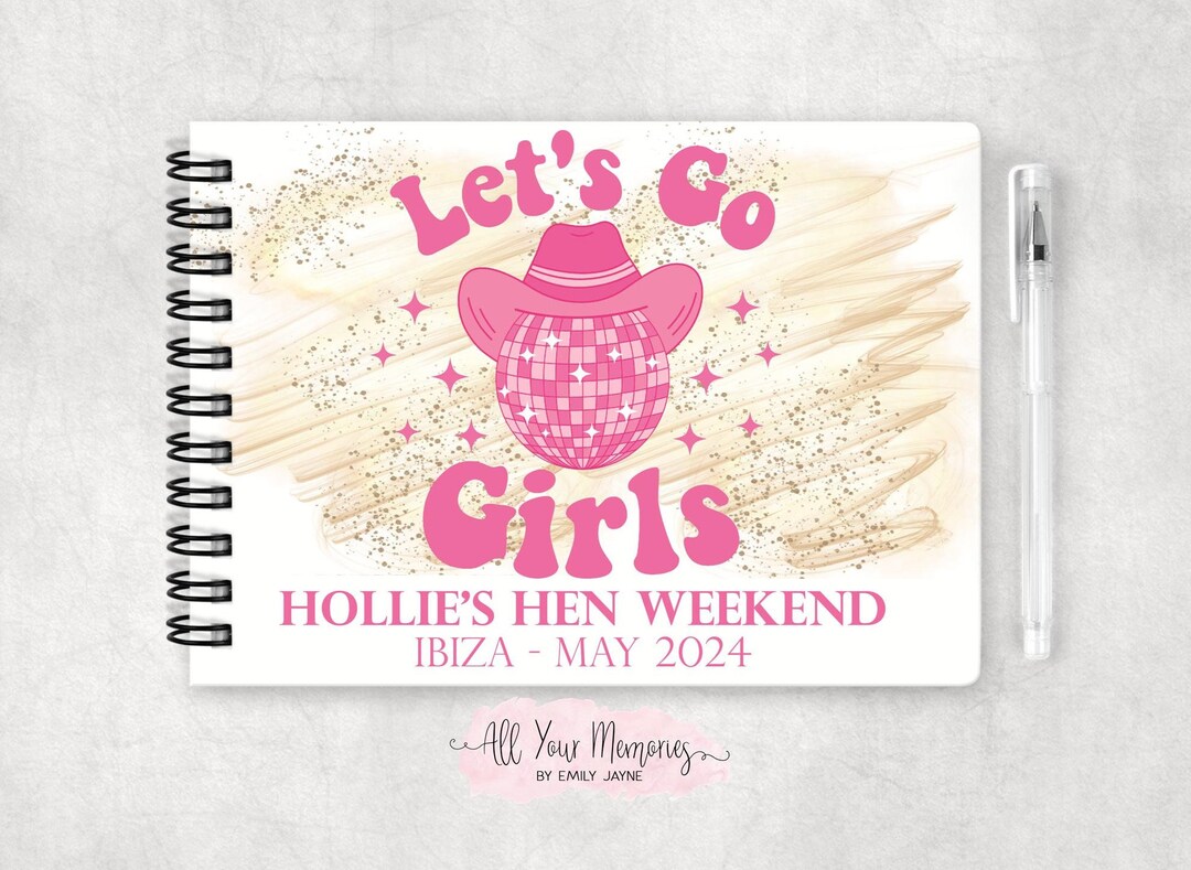 Personalised Hen Party Guest Book, Memory Book, Photo Book, Gift ...