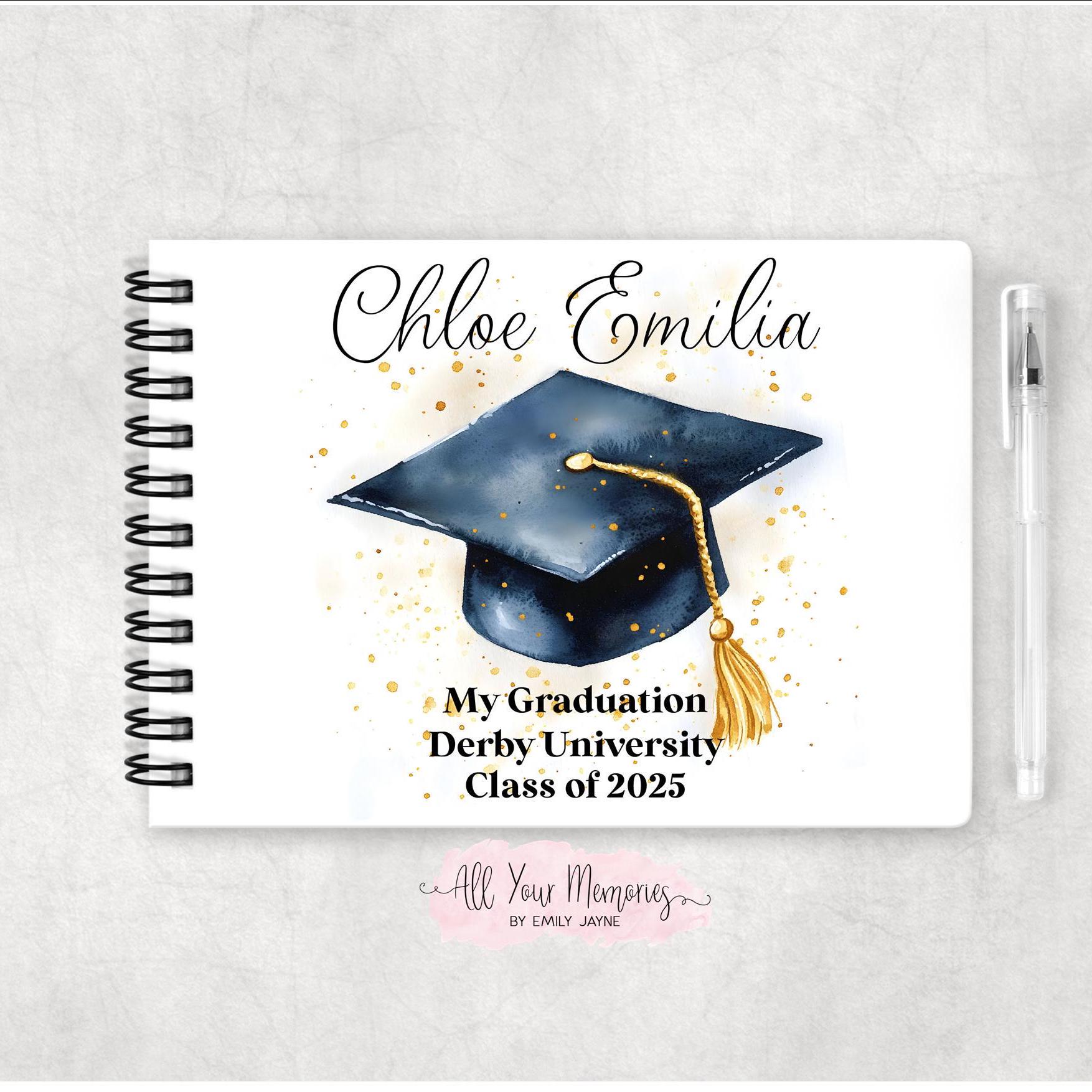 Graduation Memory Book, Photo Book, Photo Album, Scrapbook, Guest Book ...