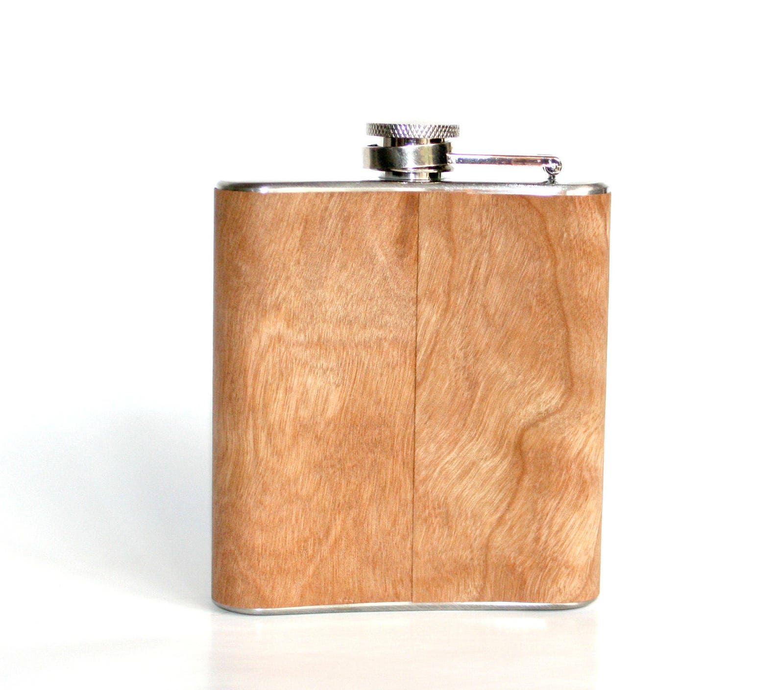 Your Family Crest on a Wood Wrapped Flask - Etsy