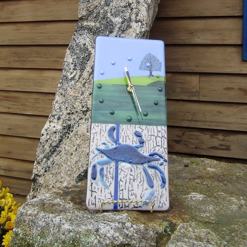 Blue Crab Clock - Etsy