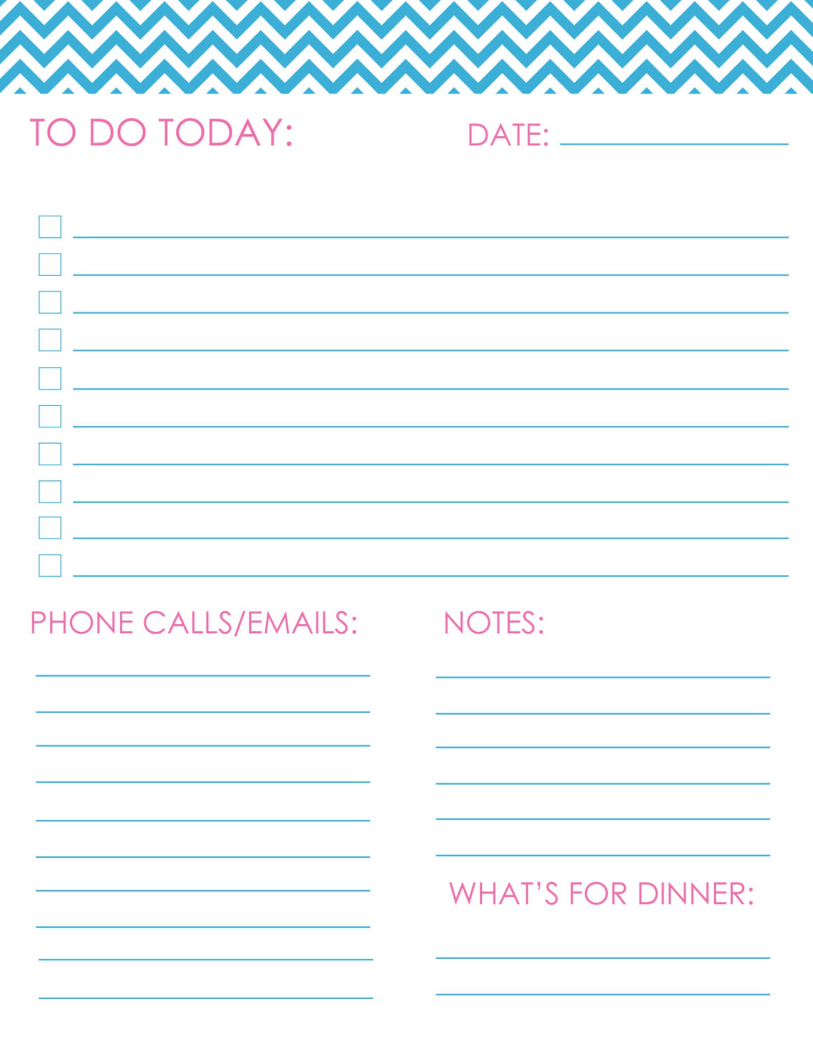 INSTANT DOWNLOAD Printable to Do List / ORGANIZE It to Do Sheet - Etsy