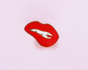 Lips Pin | Etsy