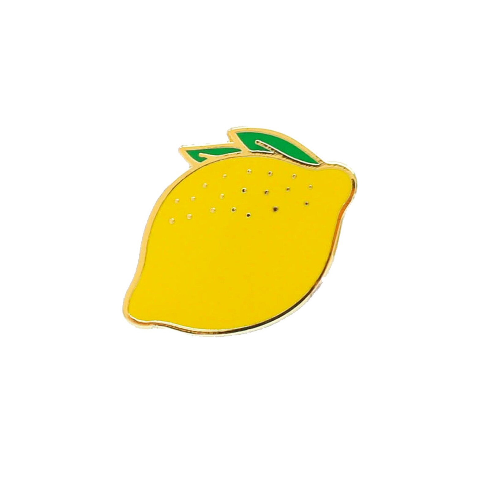 Yellow Lemon Enamel Pin Gold and Yellow Enamel Pin Enamel | Etsy