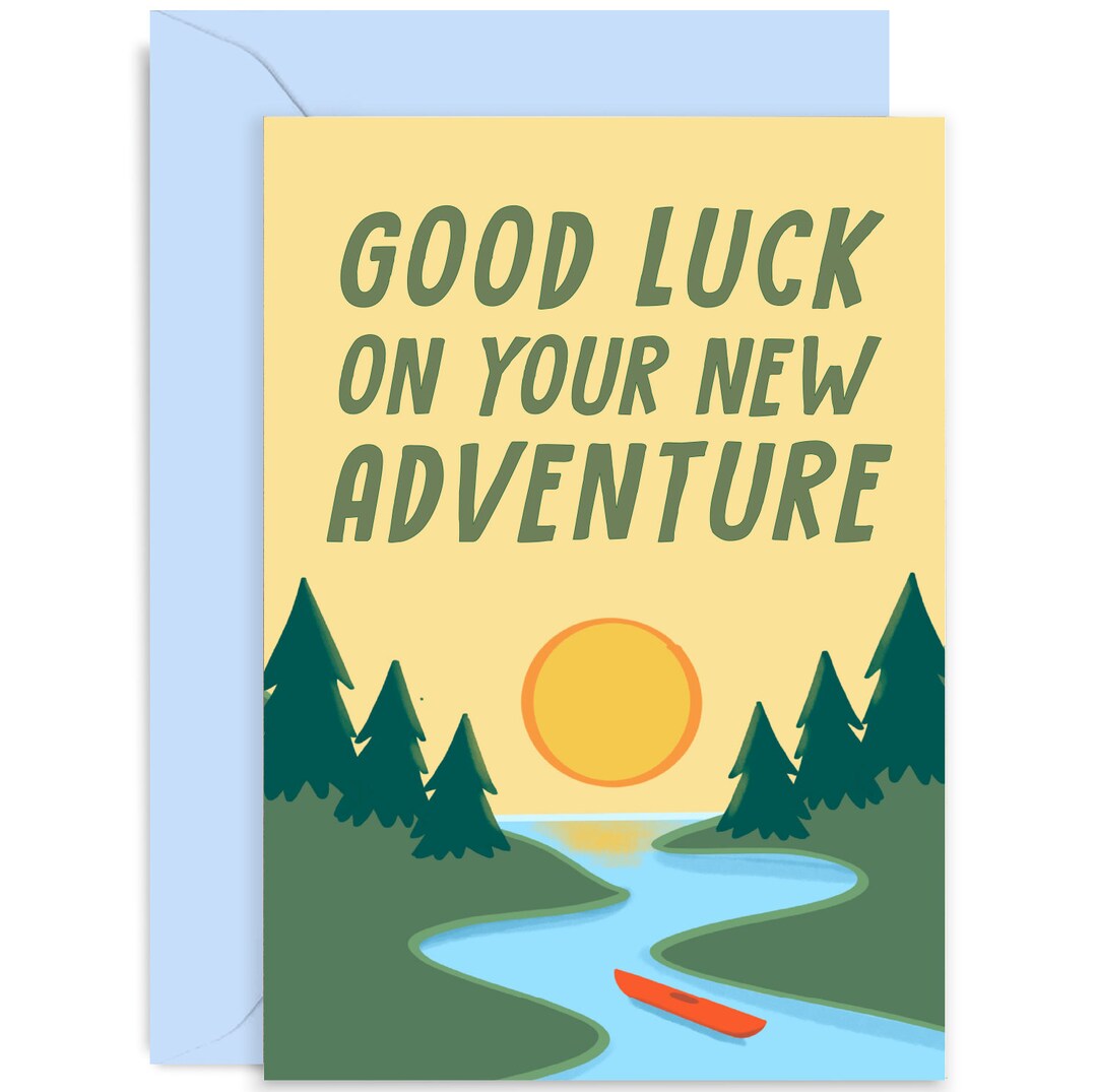 New Adventure Card - Leaving Card - New Job Card - Travelling Card ...