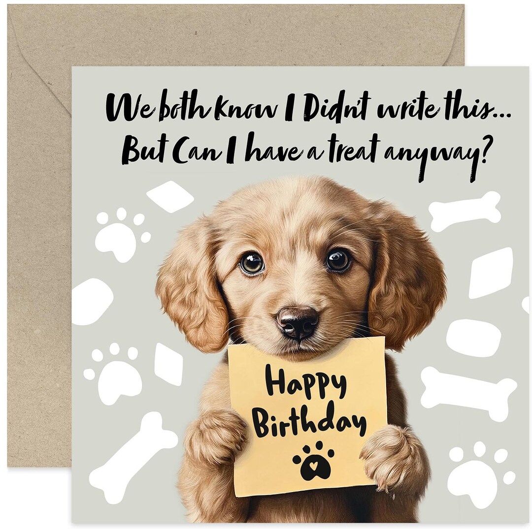 We Both Know I Didn't Write This Birthday Card - Funny Birthday Card ...