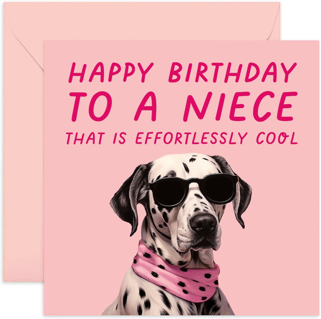 Happy Birthday to an Effortlessly Cool Niece Card - Birthday Card for ...