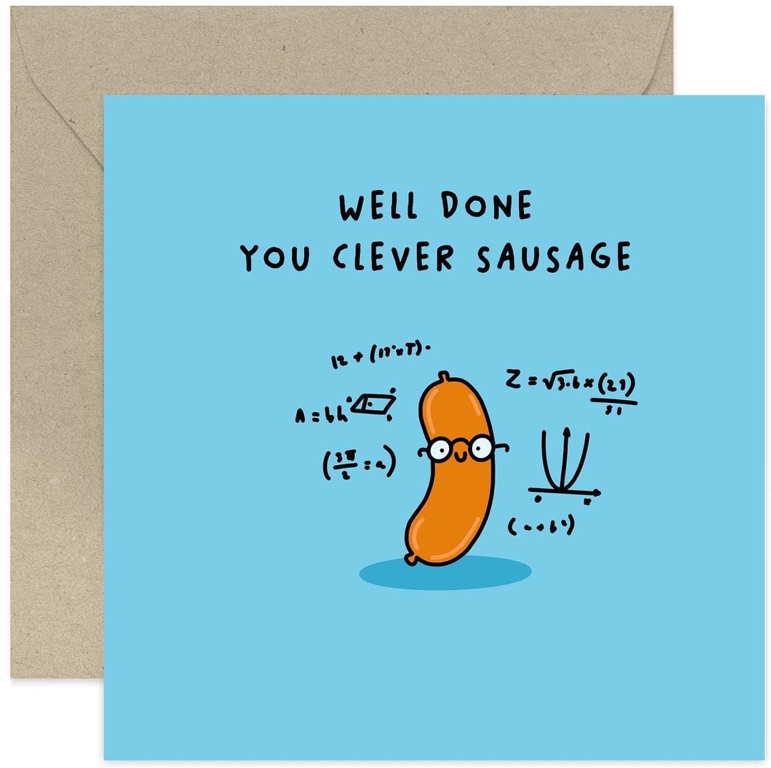 Well Done You Clever Card - Well Done Card - Congratulations Card ...