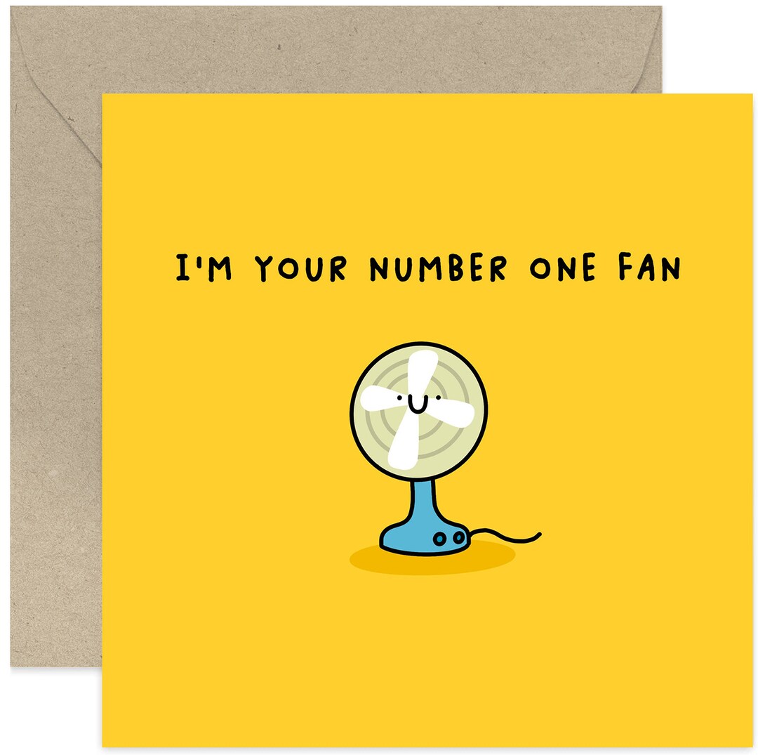 I'm Your Number One Fan Card - Card for Family and Friends ...