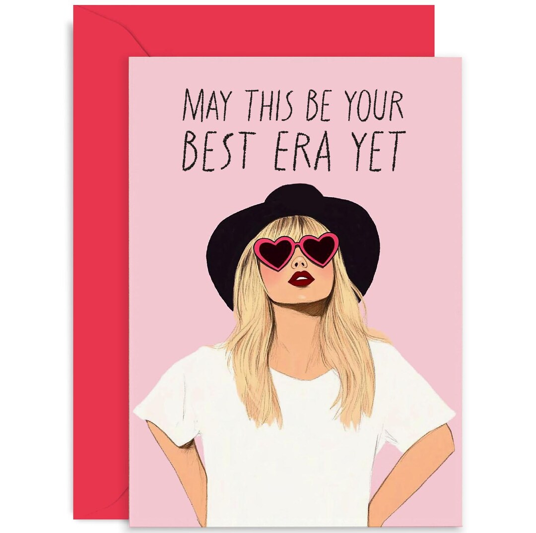 Your Best Era Card - Birthday Card for Her - Taylor Swift - Taylor ...