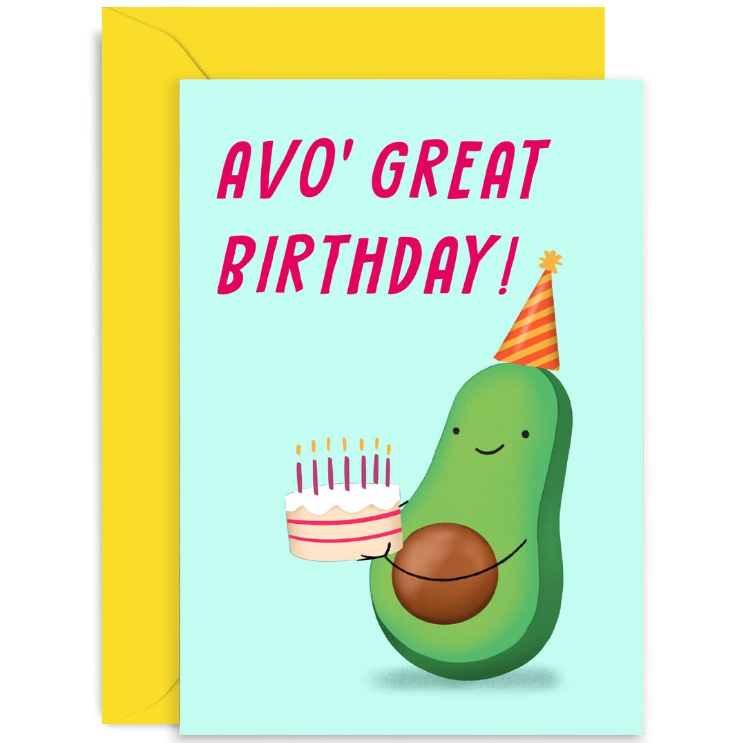 Avo' Great Birthday Card - Birthday Card for Him - Birthday Card for ...