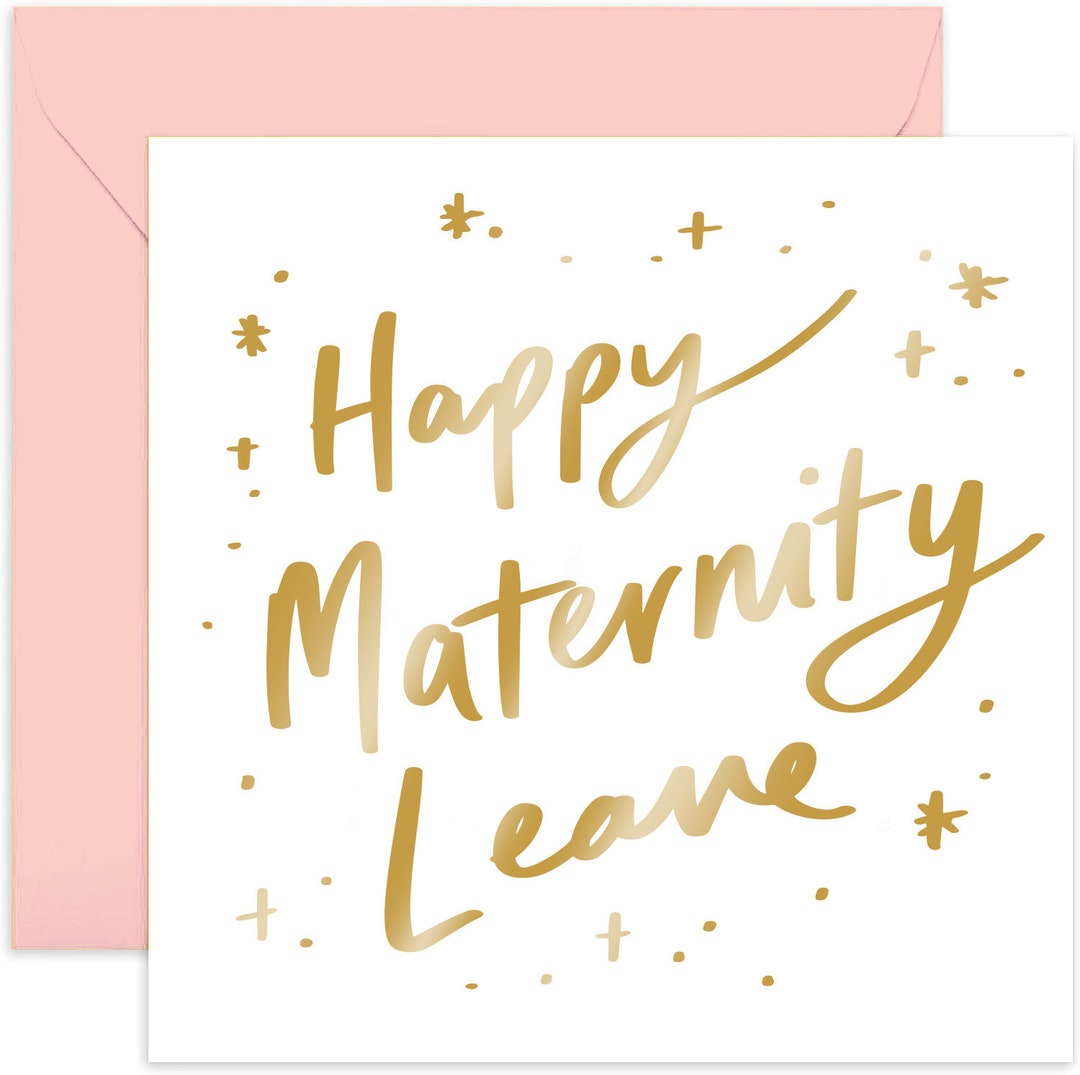 Happy Maternity Leave Card - Fun Card for New Mum - Greeting Card for ...
