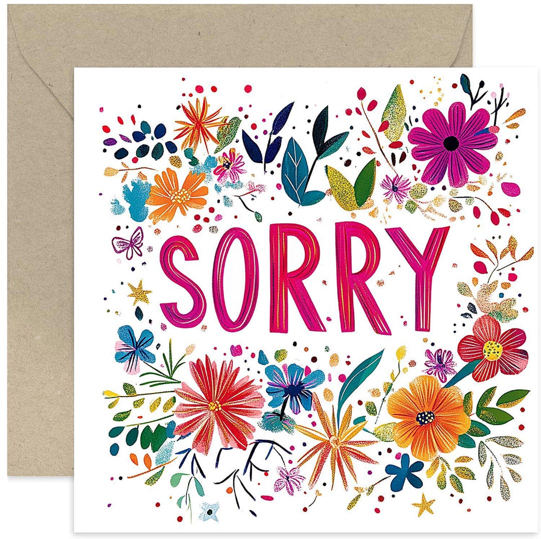 Sorry Cards for Friends, Special Thinking of You Gifts for Women, With ...