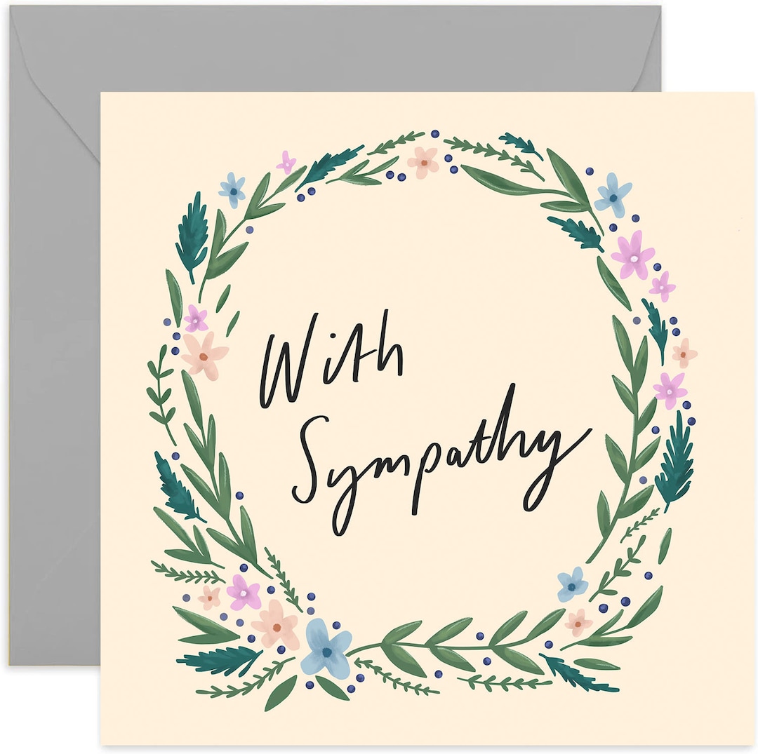 Sympathy Card - Thinking of You Card - Supportive Greeting Card - Card ...