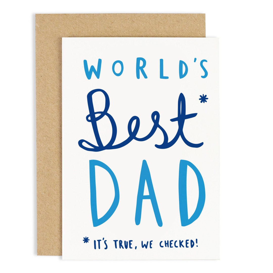 Best Dad Father s Day Card For Dad Funny Dad Card CC16 Etsy