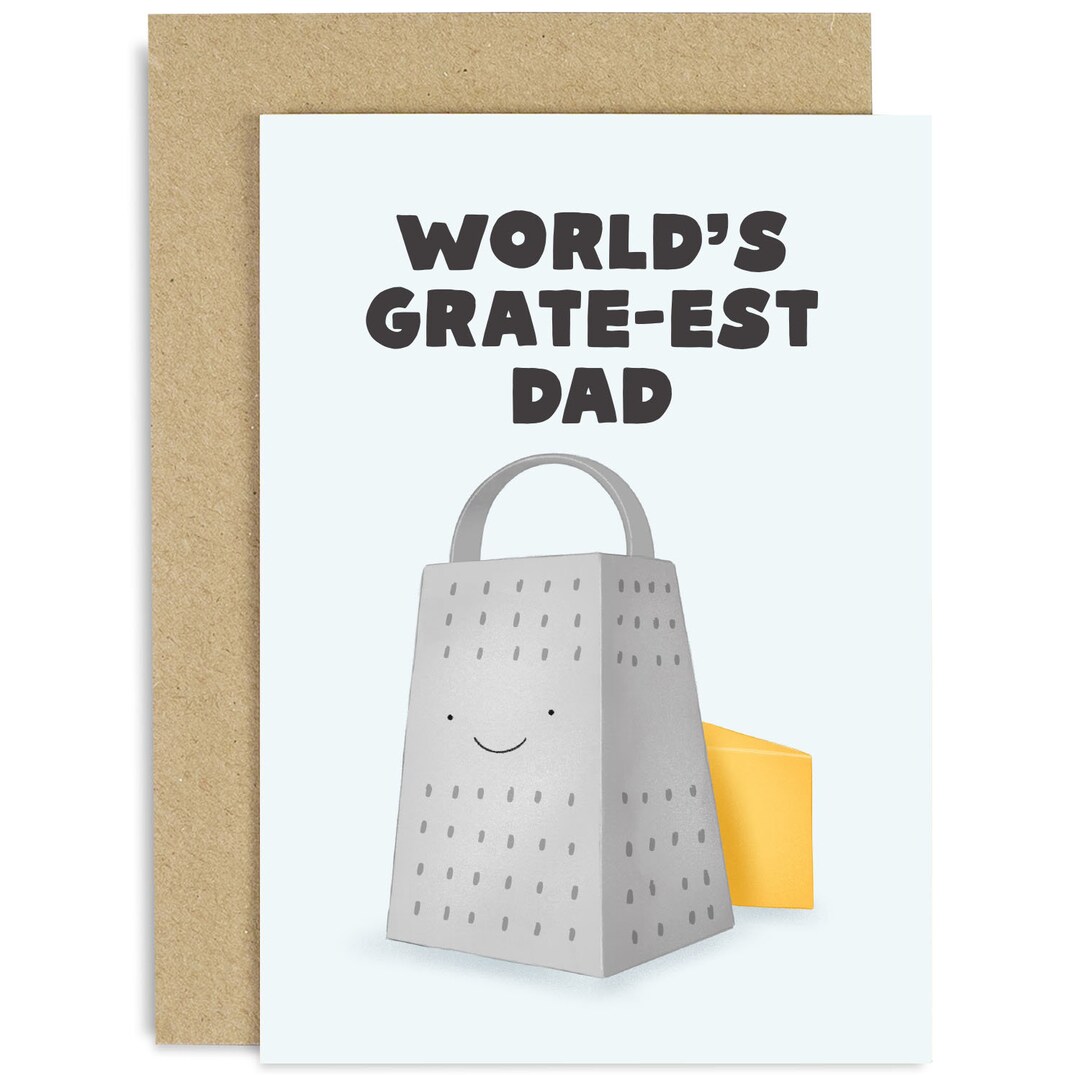 World's Grate-best Dad Card - Birthday Card for Dad - Father's Day Card ...