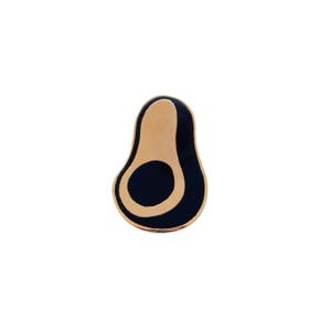 Avocado Enamel Pin Gold Avocado Enamel Pin Enamel Lapel Pin Fun Enamel ...