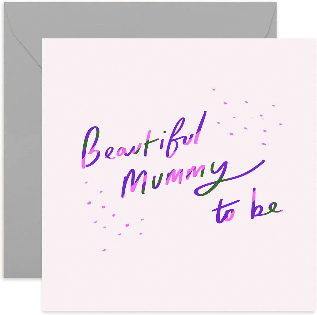 Beautiful Mummy to Be Card - Fun Birthday Card for Her Greeting Card ...