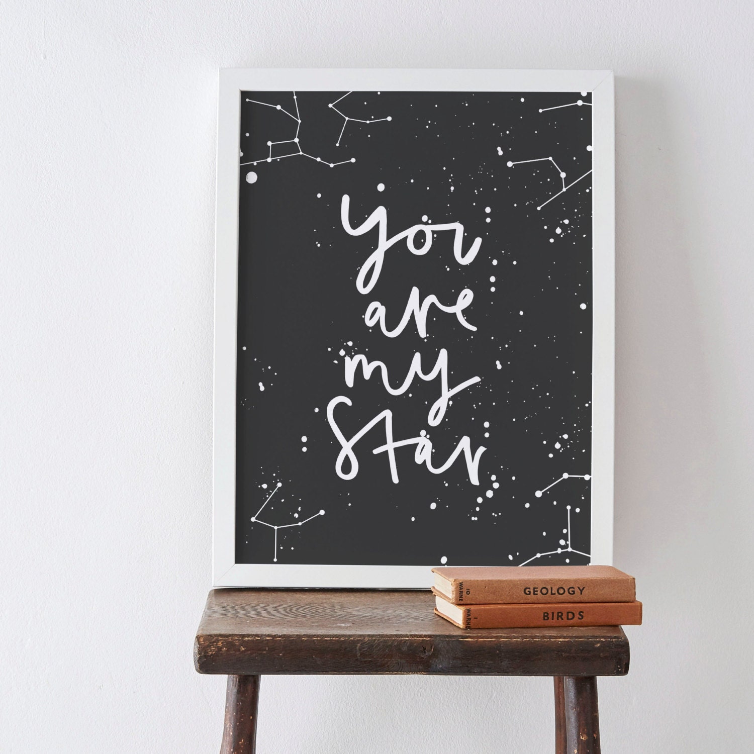You Are My Star Constellation Print Star Constellation Print | Etsy