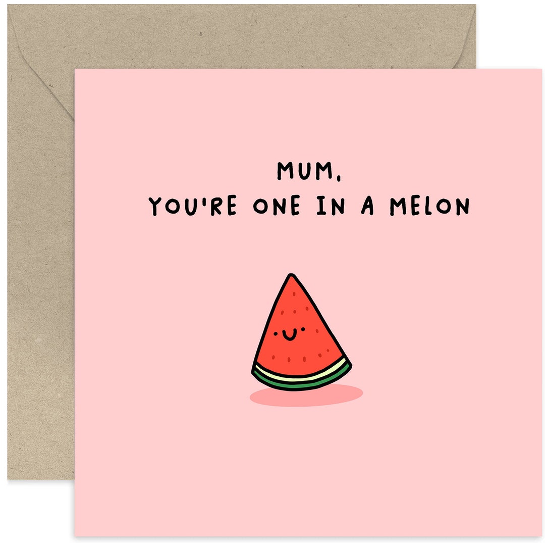 Mum, You're One in A Million Card Fun Birthday Card for Her Birthday ...