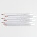 Light Grey and White Pencil Set Grey and White Pencil HB Pencil Set ...