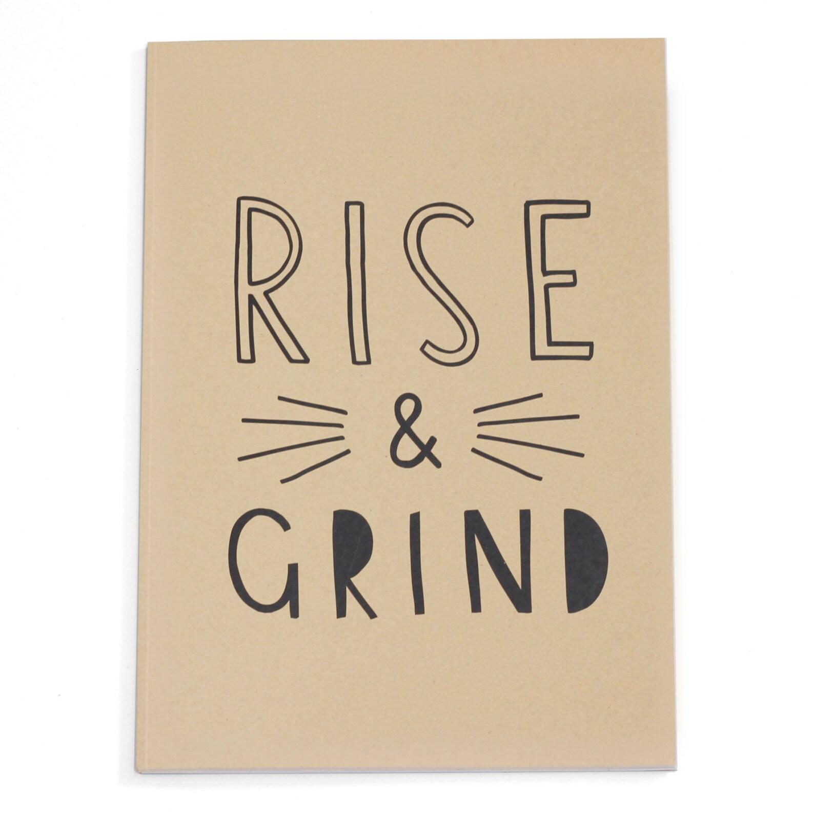SALE: Rise and Grind Notebook A4 Lined Pages Notebook - Etsy