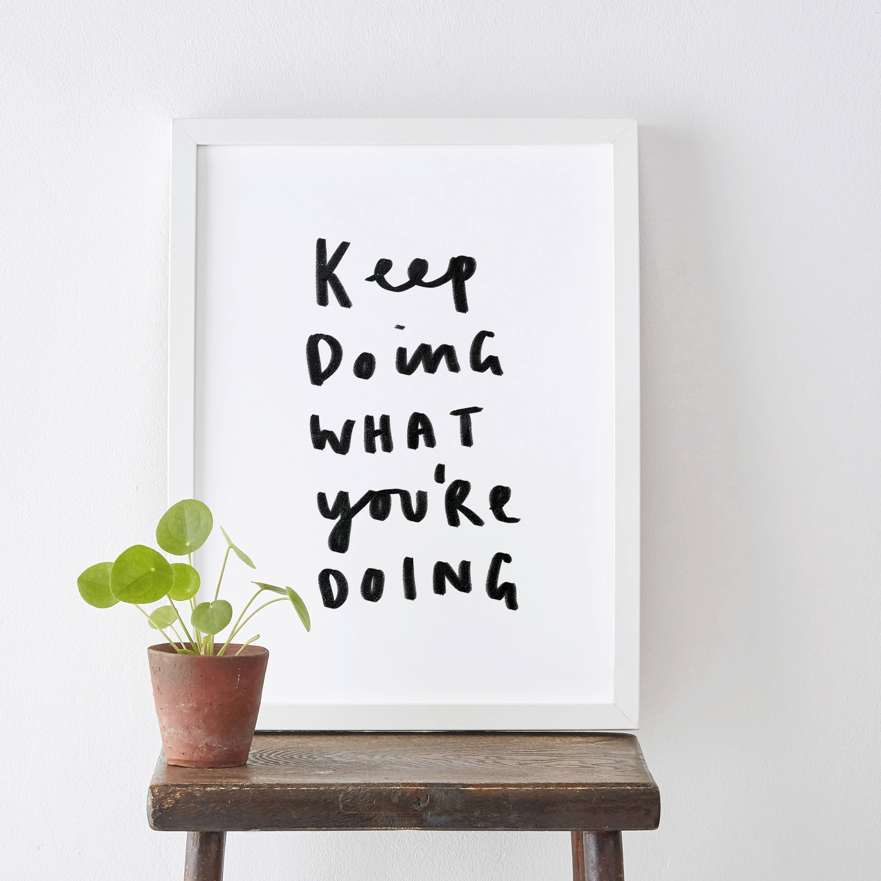 Keep Doing What You're Doing Typography Print | Etsy