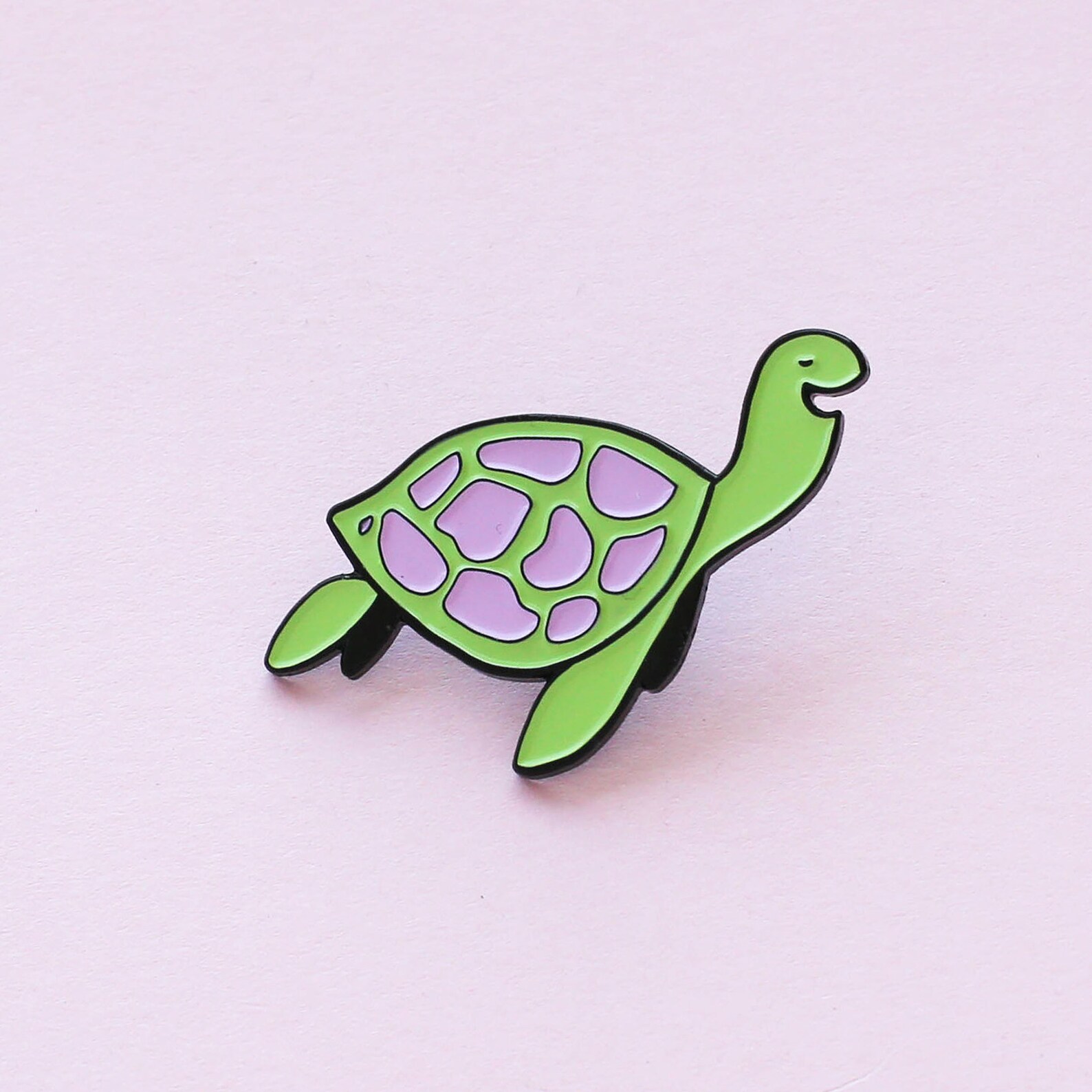 Turtle Enamel Pin Animal Enamel Pin Enamel Lapel Pin Fun | Etsy