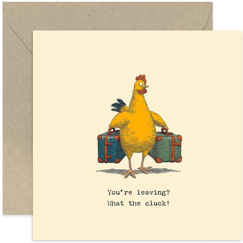 Hen Retirement Card - Etsy