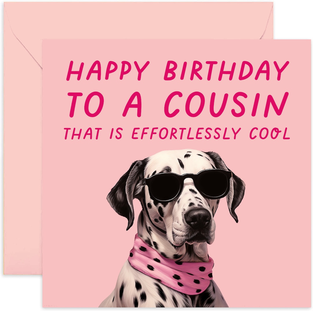 Happy Birthday to an Effortlessly Cool Cousin Card - Birthday Card for ...