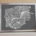 A4 London Print London Map London Poster London Art - Etsy Ireland